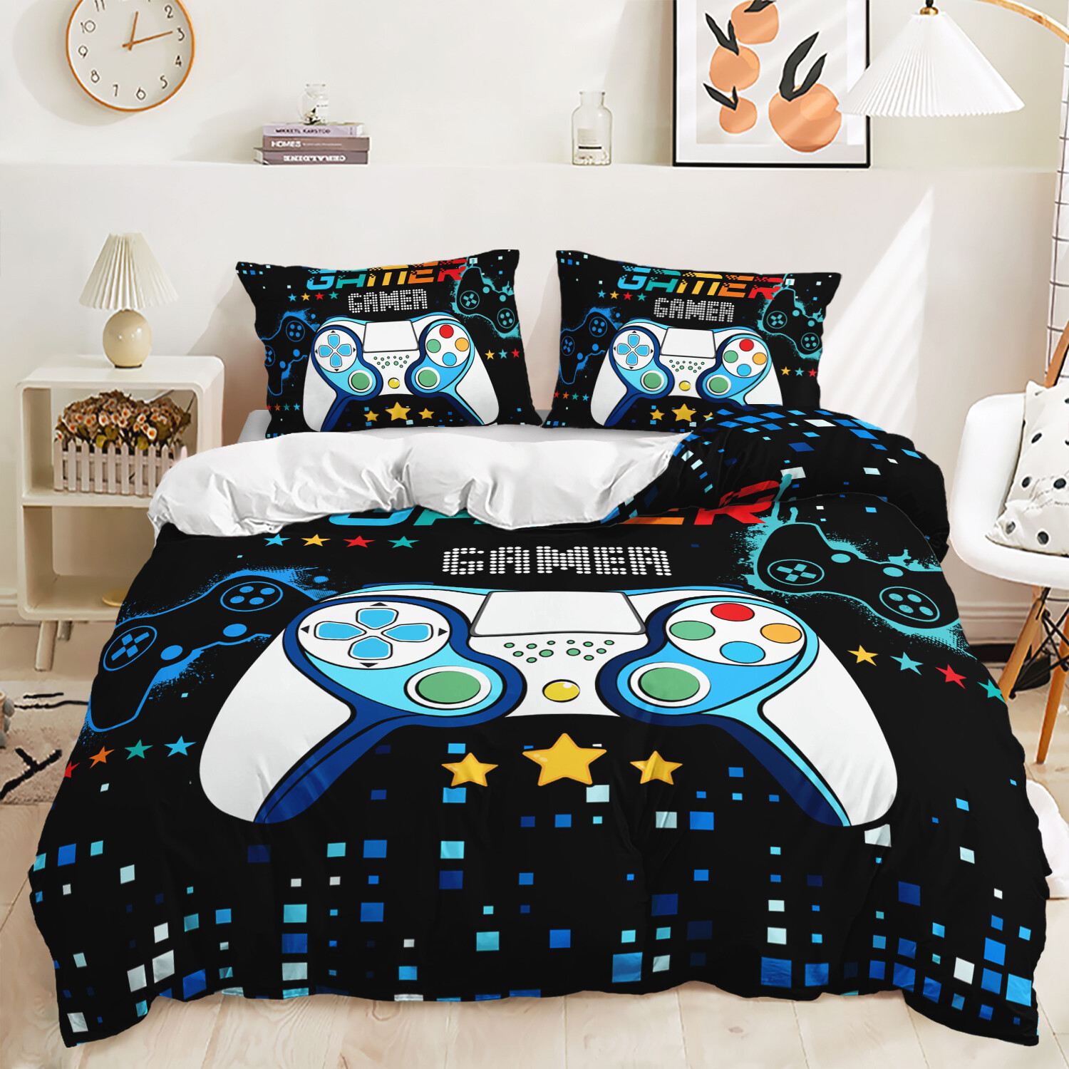 Gamepad Game Controller Play Games Gamer Doona Duvet Quilt Cover ...