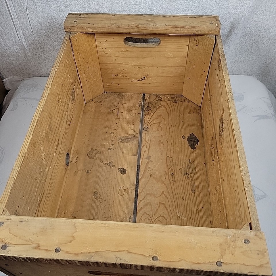 Vintage College Heights Orange Lemon Wood Fruit Crate Box Claremont ...