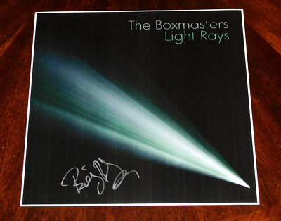 THE BOXMASTERS BILLY BOB THORNTON SIGNED LIGHT RAYS 12X12 ALBUM COVER ...