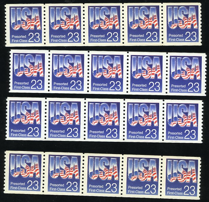 US #2608 23¢ violet blue Presorted First-Class 