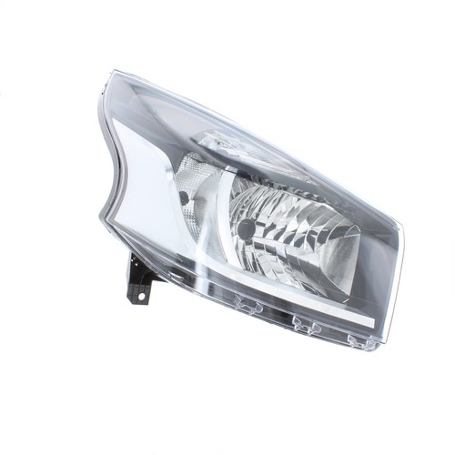 Right Driver Side OS Headlight Black Chrome For Renault Trafic X82 08. ...