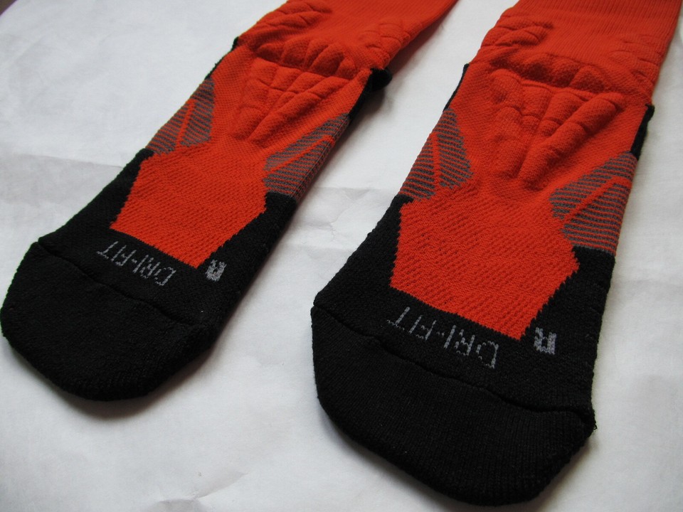 NIKE OSU Beavers Elite Vapor Crew Football Socks L XL DRI-FIT Oregon ...