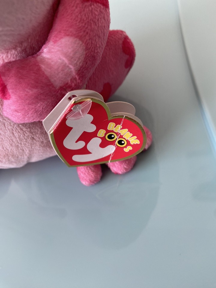 Valentine’s Day Ty Beanie Boo SMITTEN the pink frog toad WITH TAGS | eBay