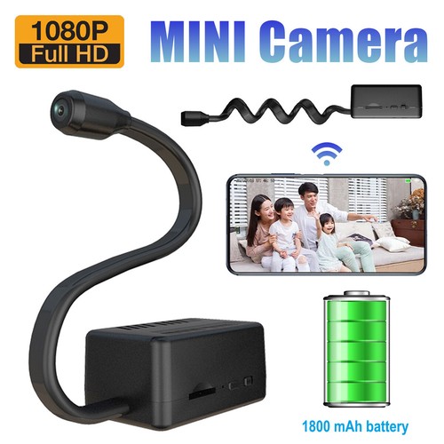 Mini WiFi Spy Camera 1080P HD IR Motion Detection Hidden DVR Nanny ...