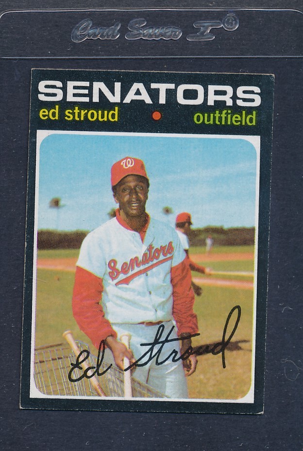 1971 Topps #217 Ed Stroud Senators EX *3280 | eBay
