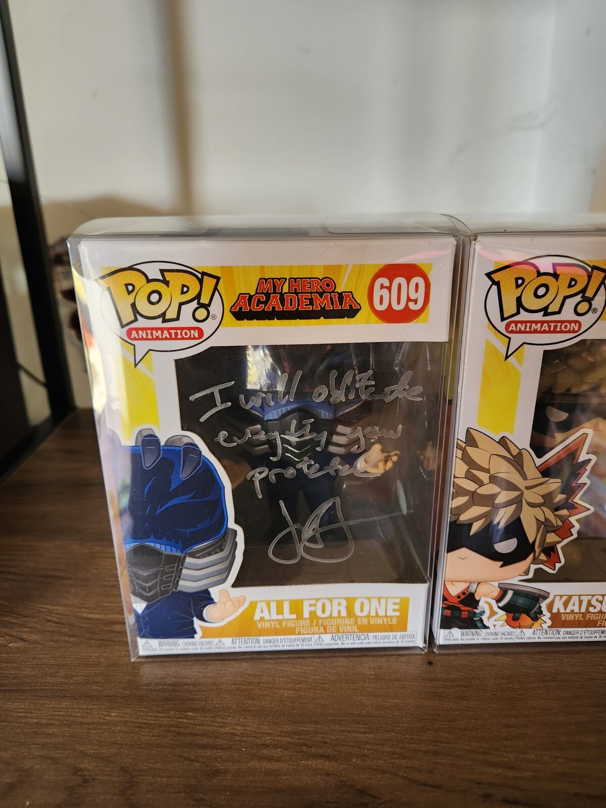 Signed All For One Pop Vinyl Bundle MHA | eBay