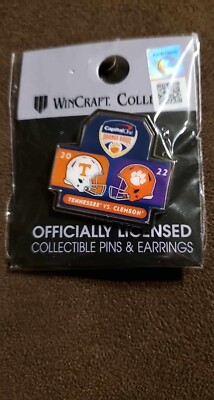 2022 Orange Bowl Game Clemson Tigers Tennessee Volunteers Lapel Pin | eBay