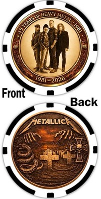 METALLICA - COMMEMORATIVE POKER CHIP - ***SIGNED*** | eBay