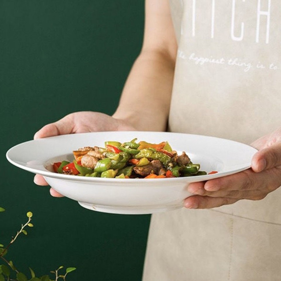 Simple Western Soup Plate Home Straw Hat Soup Plate European-Style ...