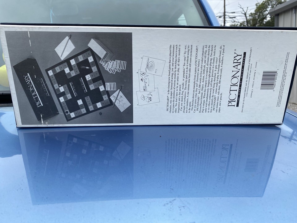 VINTAGE Pictionary Game First Edition 1985 Classic Drawing Board Game ...