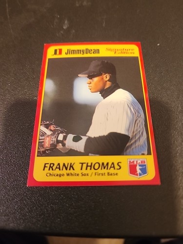 1991 Jimmy Dean Signature Edition Frank Thomas Rookie No.9 of 25 White ...