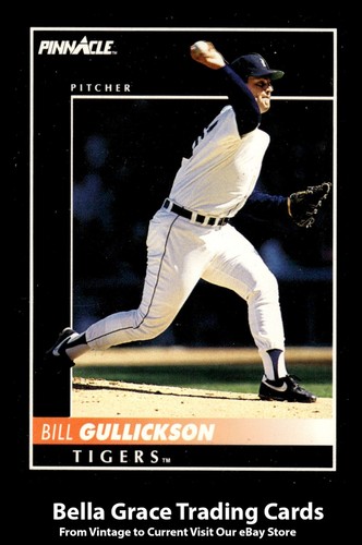 1992 Pinnacle Bill Gullickson #87 Detroit Tigers MLB Baseball | eBay