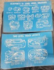 2 1950s LIONEL TRAINS Single Double Mainline Railroad Track Layout ...