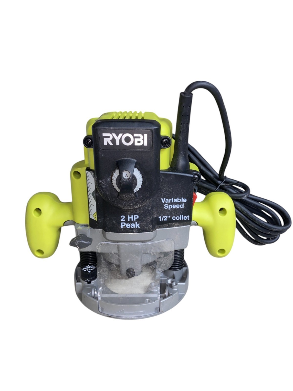 Ryobi 2 HP 10-Amp Plunge Base Router - RE180PL1G (Missing 1/4" Adaptor ...