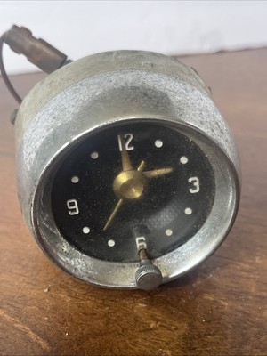 The GEO W Borg Corp Automobile DASH CLOCK Vintage Car UNTESTED | eBay