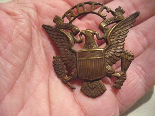 WW2, US, ORIGINAL ROTC HAT EMBLEMA, VET PICK-UP. | eBay
