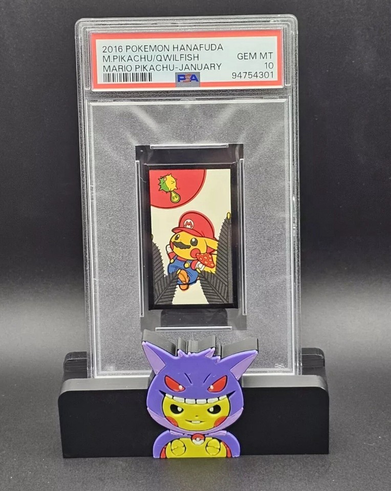 Gengar Poncho Pikachu Card Slab Stand Pokemon BGS CGC PSA SGC | eBay