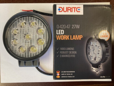 Durite LED Work Lamp, narrowboat, motorhome, yacht, caravan | eBay UK