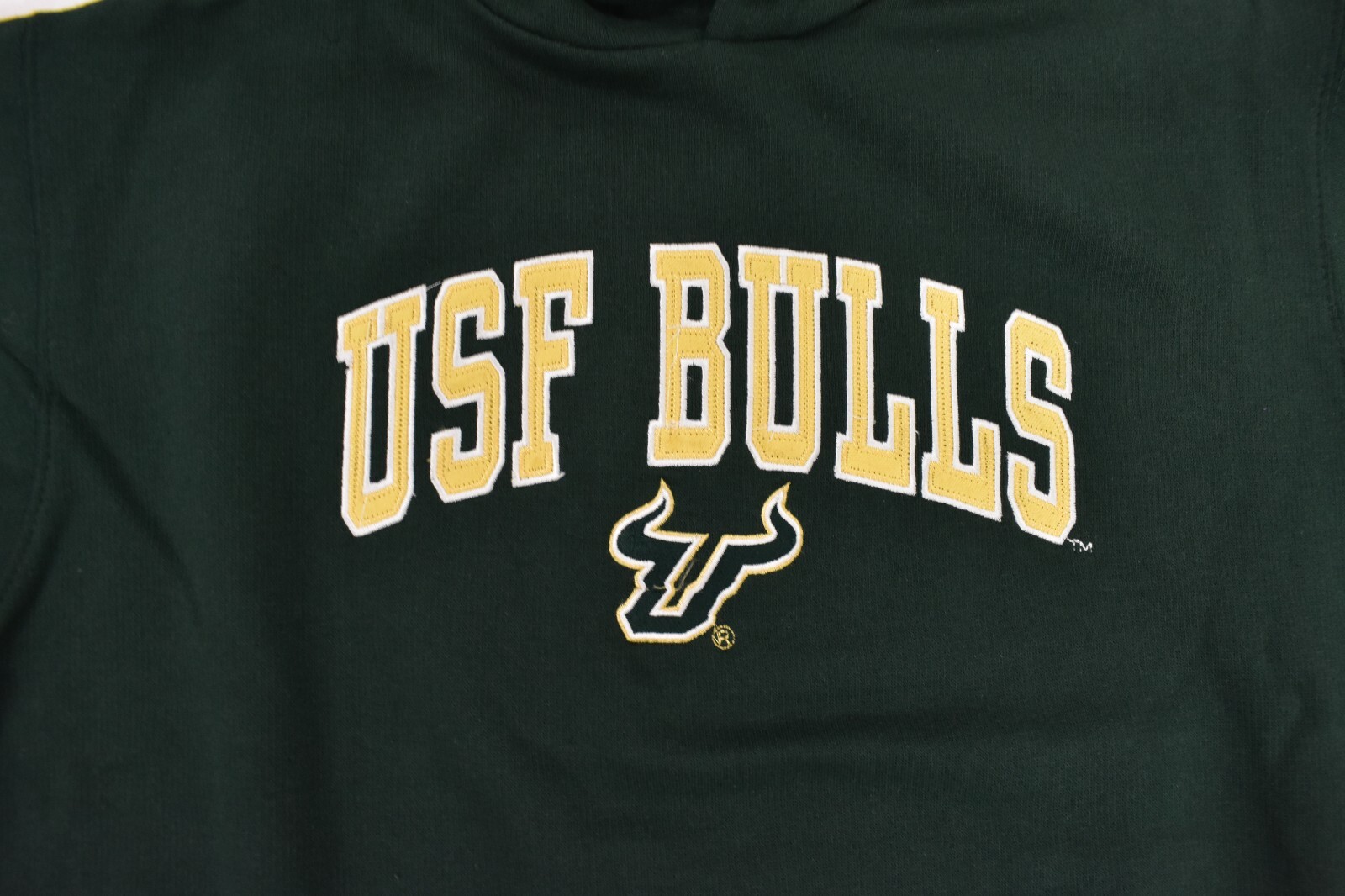 Old Varsity Brand Youth Boys USF South Florida Bulls Embroidered Hoodie ...