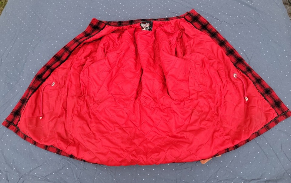 WOOLRICH Mackinaw Buffalo Red Plaid Hunting Jacket Coat Men Sz Xl ...