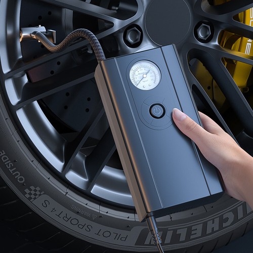 150 PSI Rechargeable Car Tire Inflator Motorcycle Air Pump Compressor ...