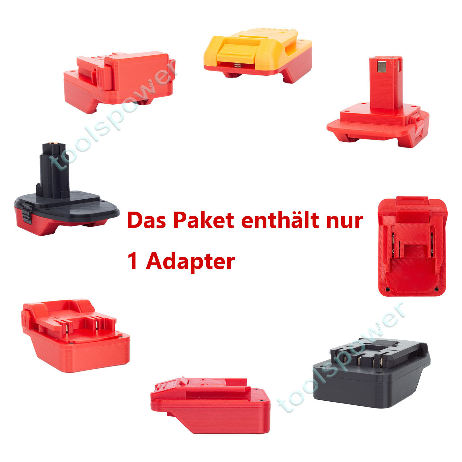 Akku Adapter Für PARKSIDE X20V Akku auf für MAKITA RYOBI BOSCH EINHELL ...