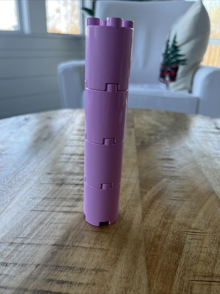 Duplo Lot Of 4 Light Pink Pillar Column Post Round 2x2 Princess ...