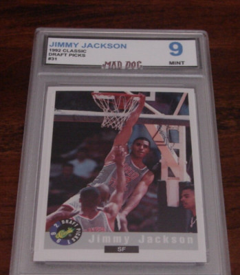 JIMMY JACKSON Rookie****1992 CLASSIC Draft PICKS---MINT 9***MAVERICKS ...