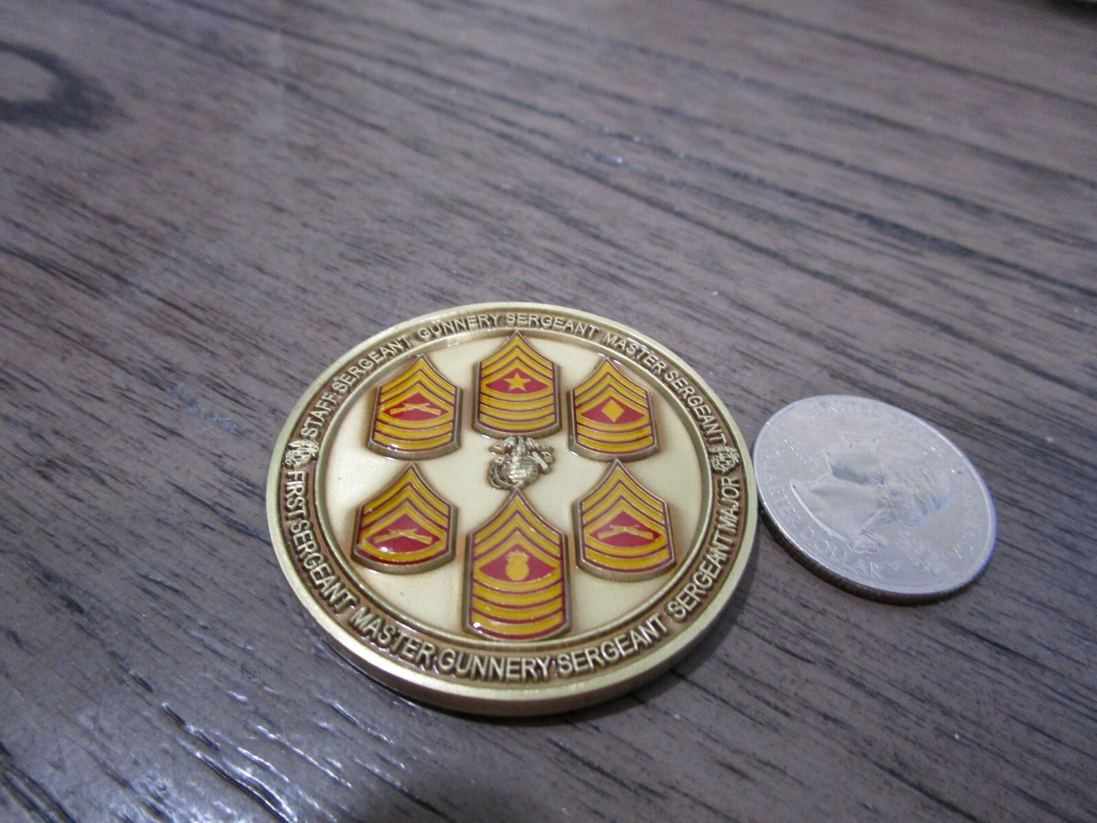 USMC Staff Noncommissioned Officer Challenge Coin #375M | eBay