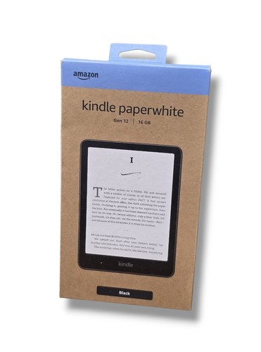 Amazon Kindle Paperwhite 12th Generation - 16GB - 7” - Black | eBay