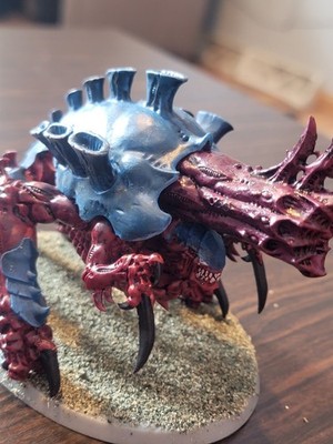 Warhammer 40k Tyranids Exocrine - Painted Hive Fleet Behemoth battle ...