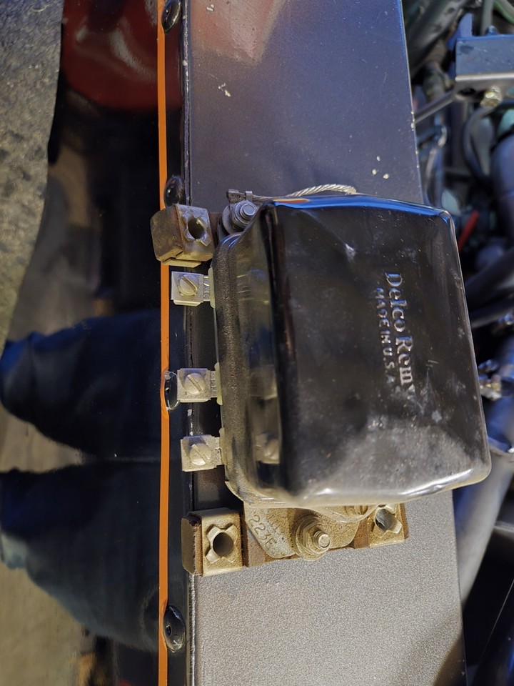 Nos Antique Vintage Delco Remy 1119223 24v Voltage Regulator | eBay