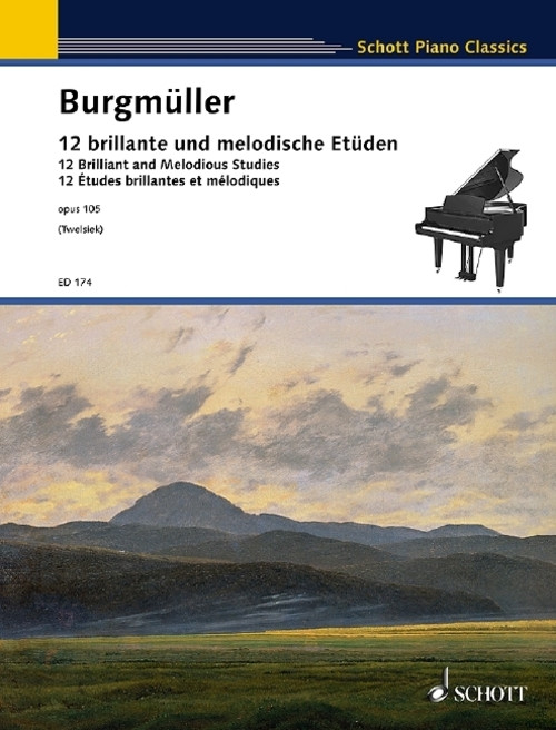 Friedrich Burgmüller | 12 brillante und melodische Etüden op. 105 ...