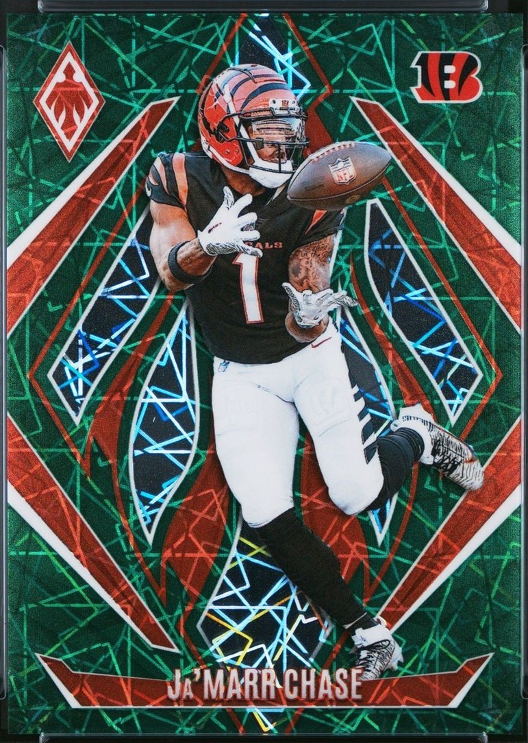 2024 Panini Phoenix - Ja'Marr Chase #72 Green Lazer /50 for sale online ...