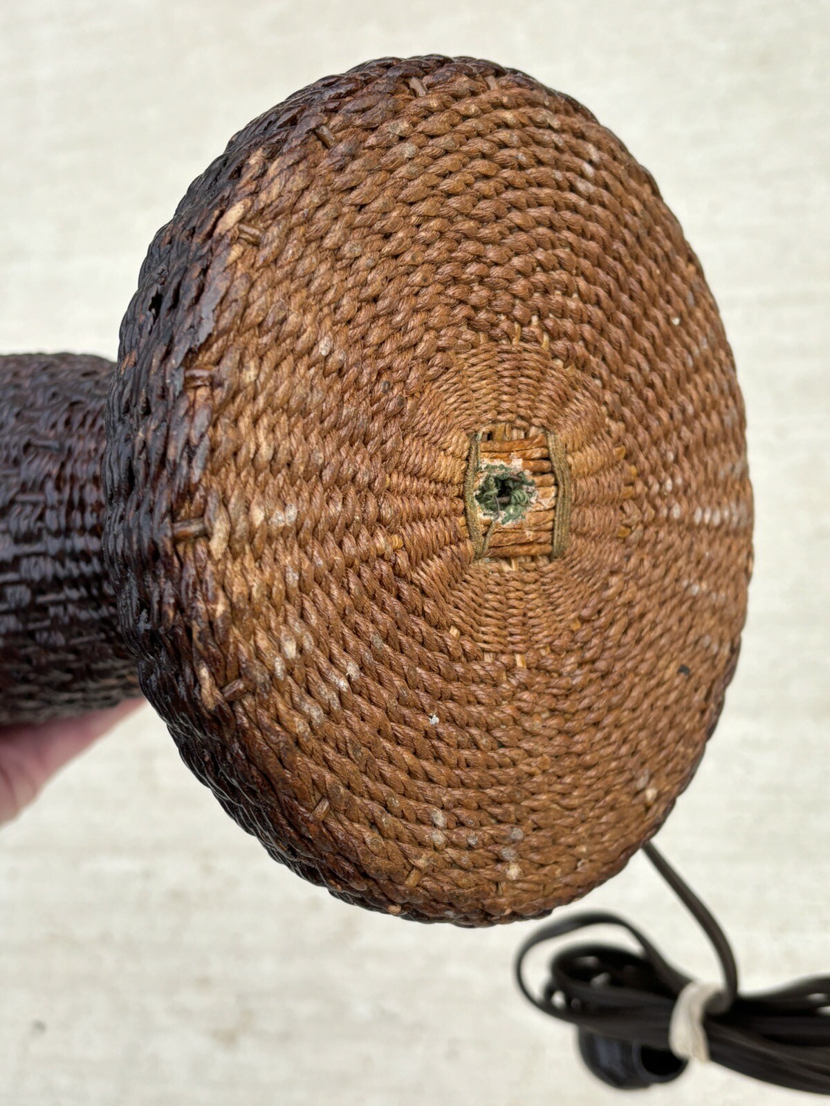 Arts And Craft Antique Wicker Lamp Base Stickley? Limbert? | eBay