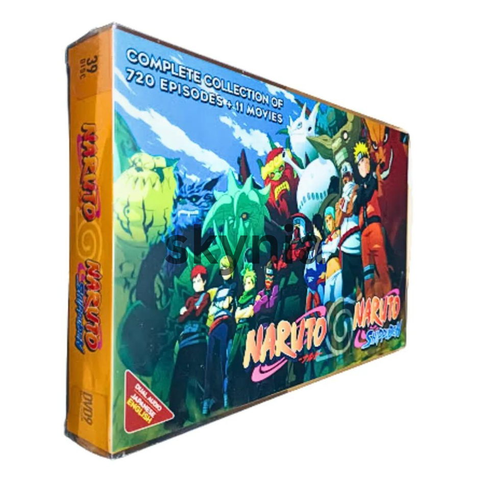 Naruto Shippuden Complete TV Series Vol.1-720 End + 11 Movies DVD ...