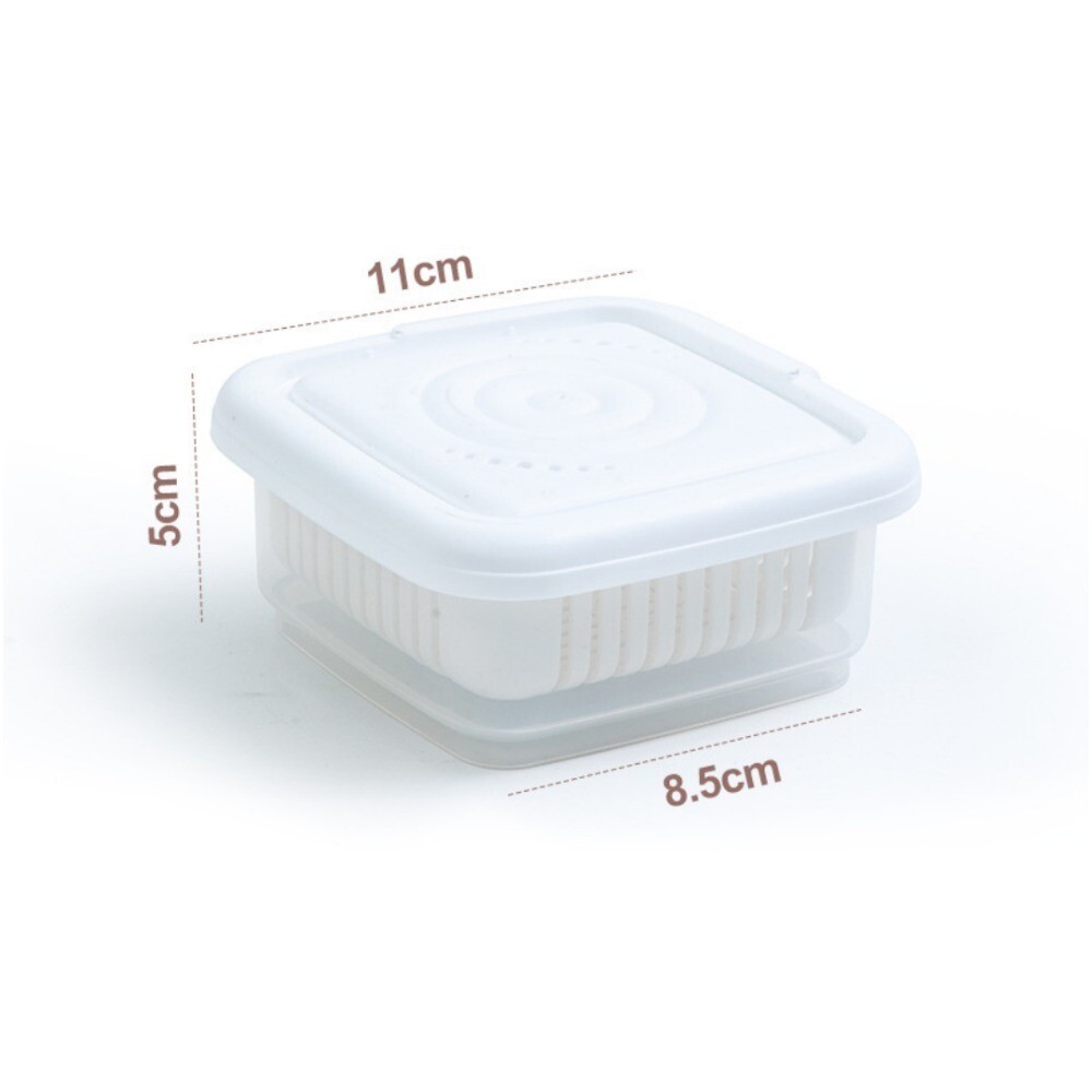 2 Pack Leakproof Soaps Container with Lid Square Soap Dishes Soap ...