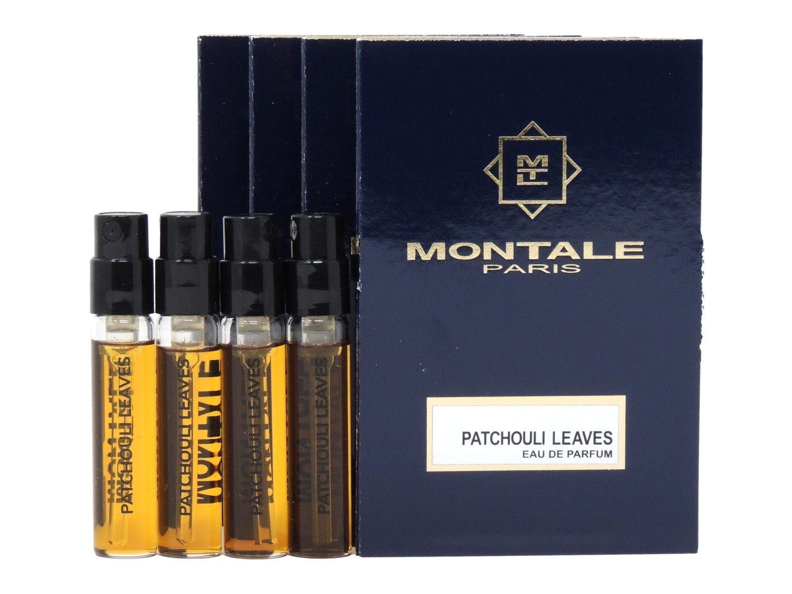 MONTALE PARIS PATCHOULI LEAVES EDP 2.0ml .06fl oz x 4 COLOGNE PERFUME ...