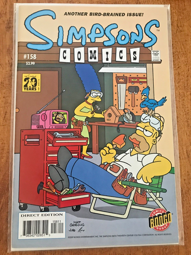 THE SIMPSONS COMICS #158 BONGO 2009 MATT GROENING - NM | eBay