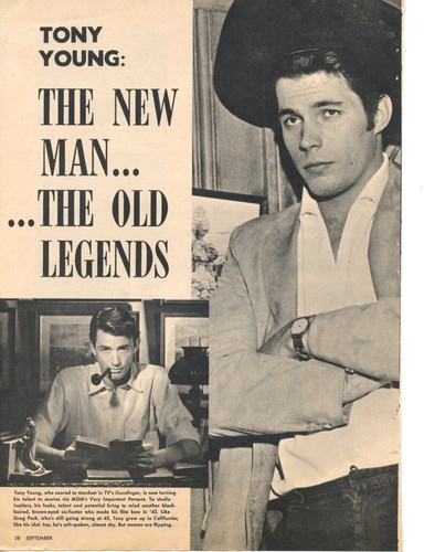 Tony Young Magazine Photo Clipping 2 Page X5361 | eBay