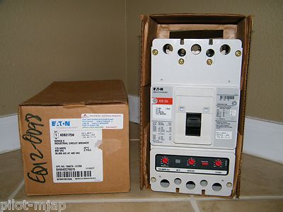 EATON INDUSTRIES: KDB 35K CIRCUIT BREAKER, KDB356, 3 POLE, 600 VOLTS ...
