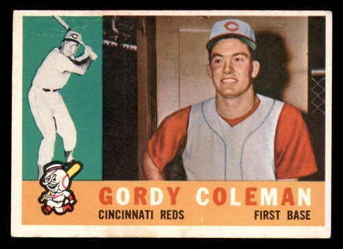 1960 Topps #257 Gordy Coleman Very Good RC Rookie Reds ID:359927 | eBay