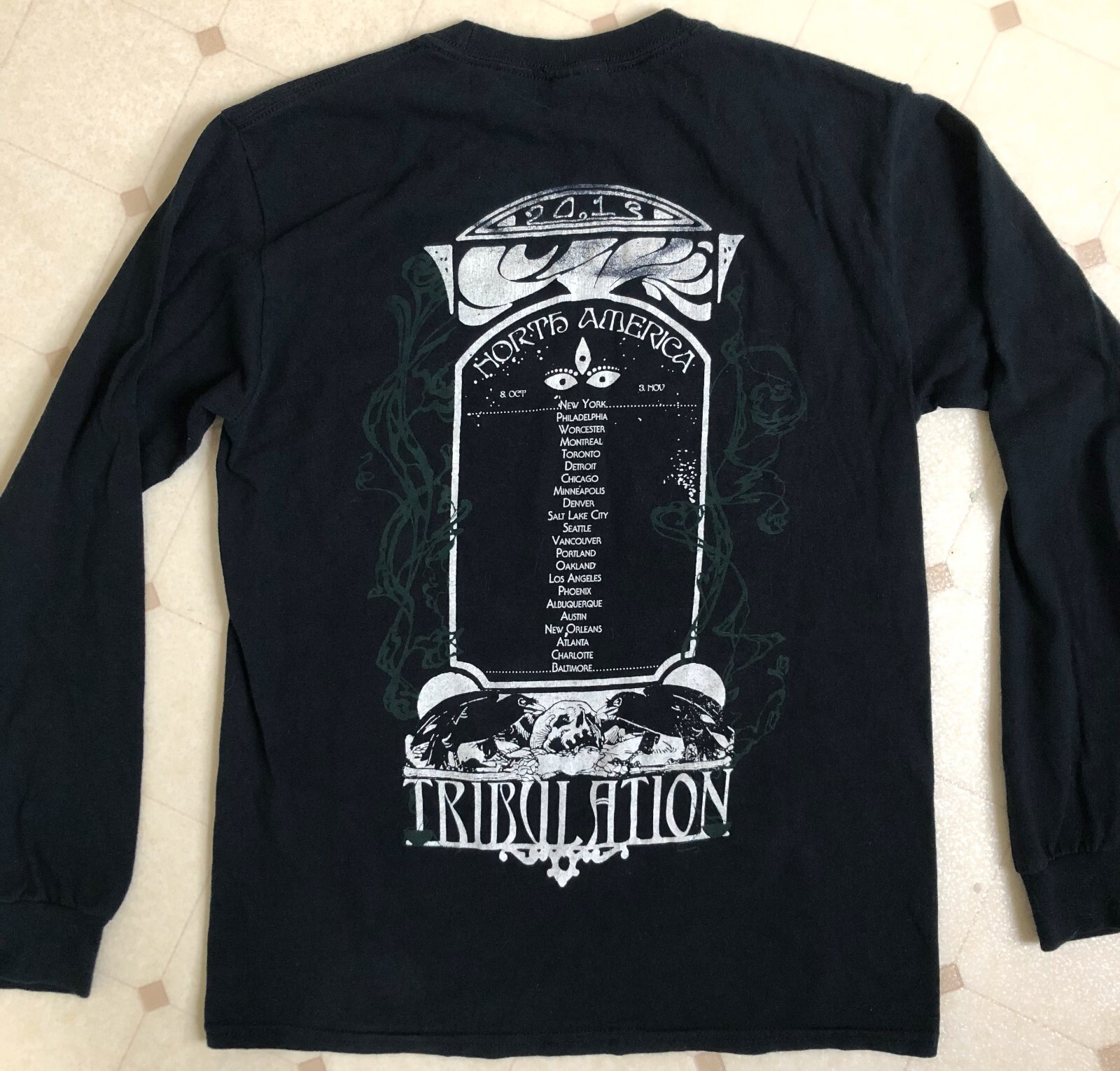Tribulation Formulas of Death Tour T-Shirt Longsleeve… - Gem