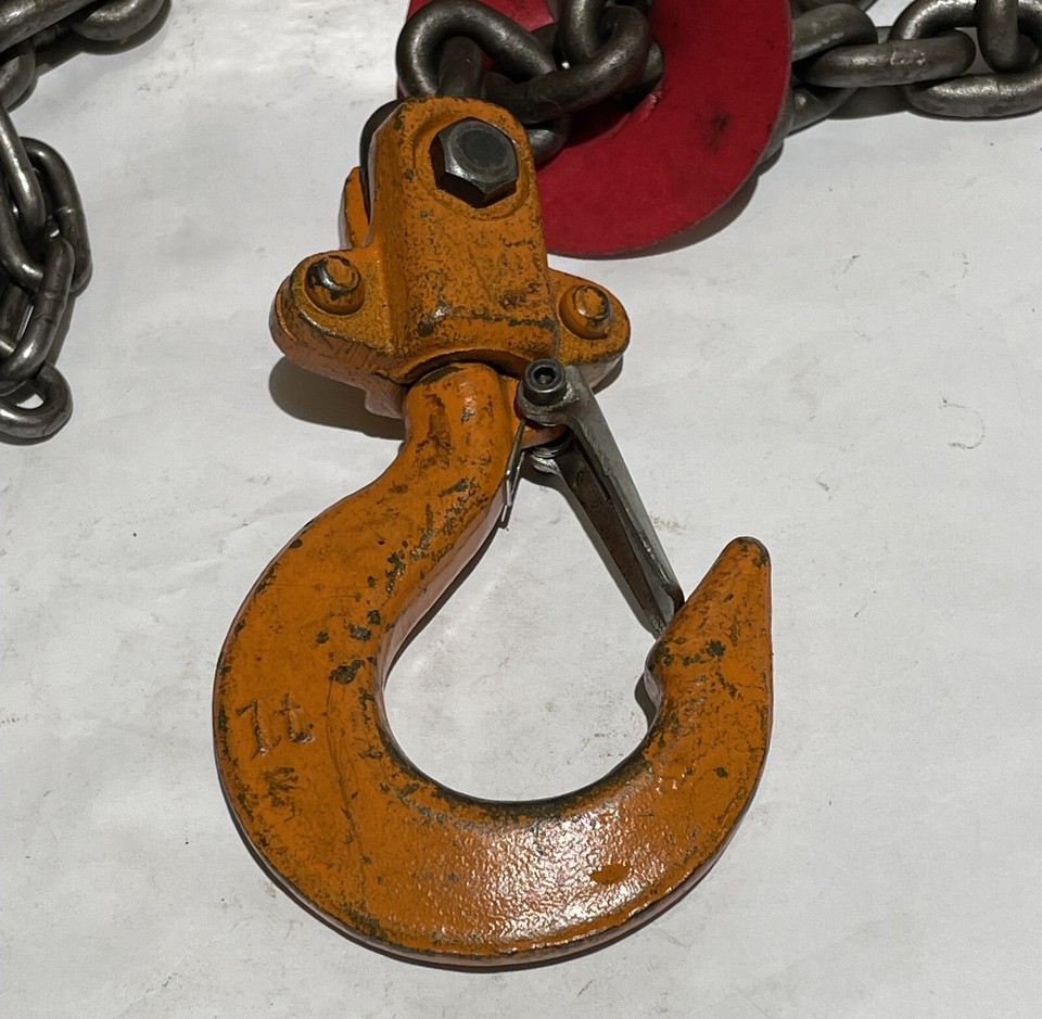 Astroline By Astro Pneumatic 1 Ton Manual Chain Hoist - Used - Good ...