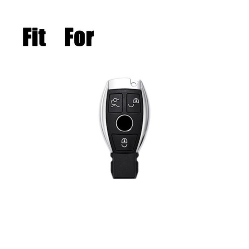 For Benz B C S G E CLA GLA CLS GLC CLK GLK Genuine Leather Car Key Case ...