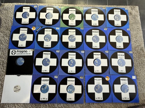 Positiva Label Mega Collection X20 12” Vinyls EXC Job Lot Trance House ...