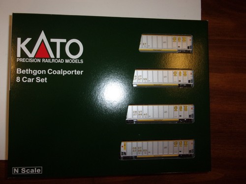 N SCALE KATO/106-4632 CSXT BETHGON COALPORTER 8-CAR SET | eBay