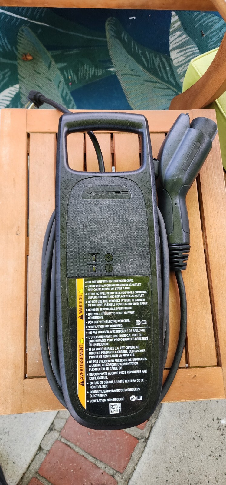 2014 DAMAGED Chevy Volt Voltec Intertek Charger Level 1 EVSE j1772 EV ...