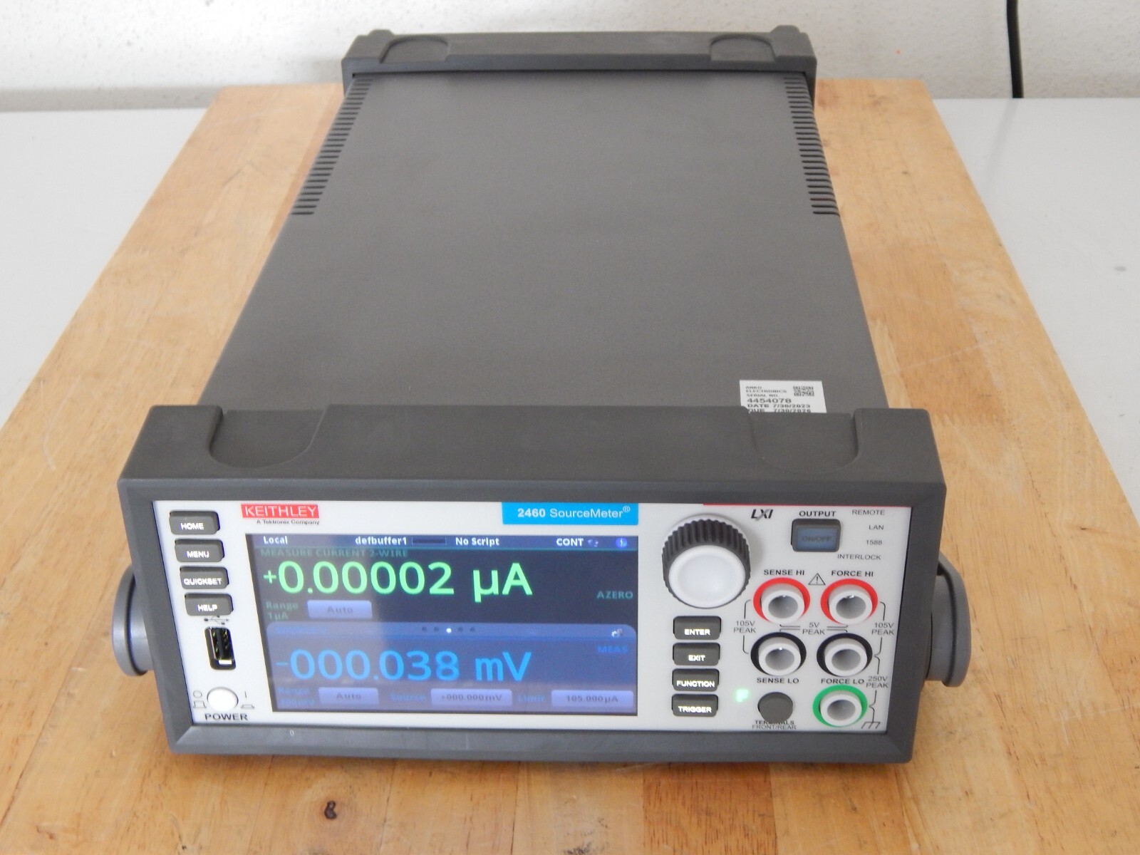 Keithley 2460 High Current Graphical SourceMeter w/NIST cal and data | eBay