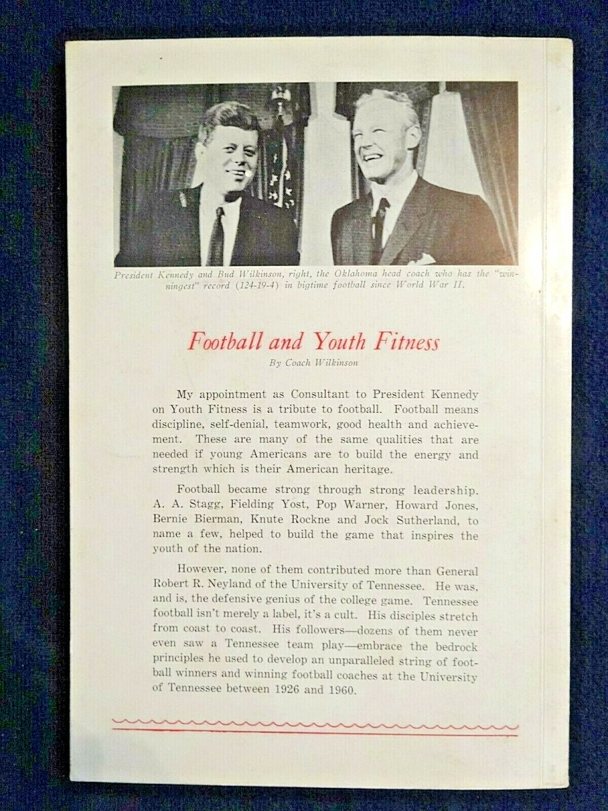 TENNESSEE: Football's Greatest Dynasty by Tom Siler 1961 - Autographed ...